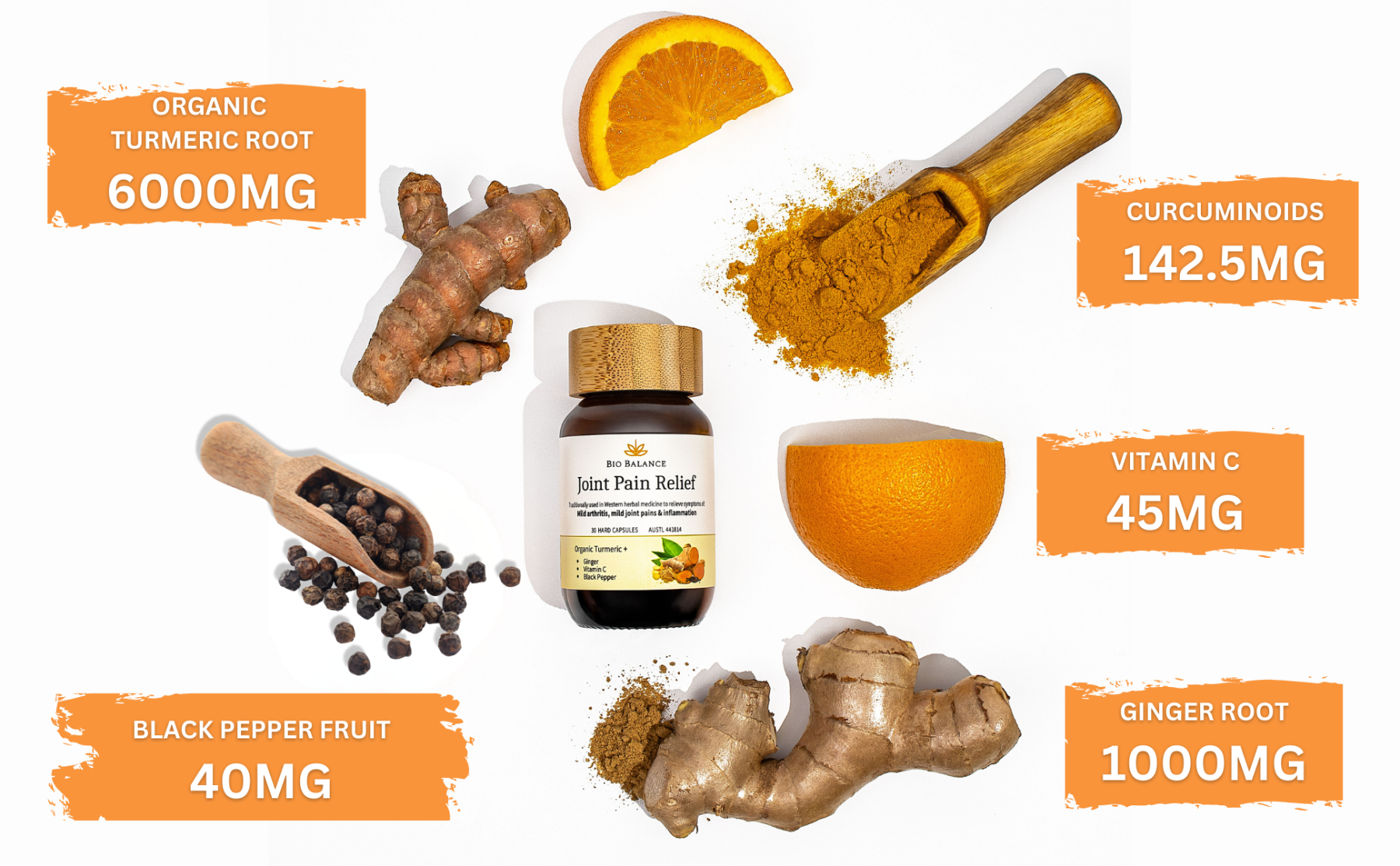 Bio Balance Australian Organic Turmeric Joint Pain Relief